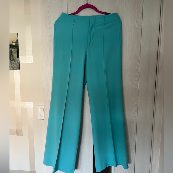 Alice + Olivia | Pants & Jumpsuits | Alice Olivia Blue Pants | Poshmark